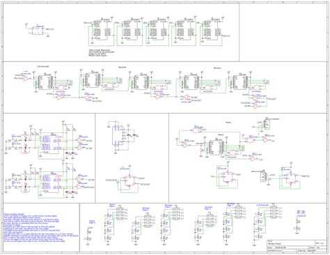 Binary Clock Oshwlab