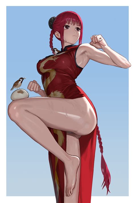 Lu Xiaotang Sakamoto Days Drawn By Kalt Skyover Land Danbooru