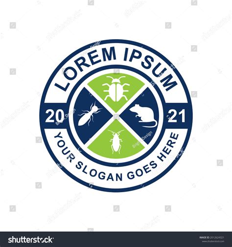 Pest Control Logo Insecticide Logo Stock Vector Royalty Free