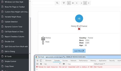 Apex Stuff In One Place Apex 182 And Ig Detail View Issue