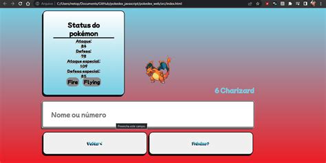 GitHub jospneto pokedex javascript Desenvolvimento de uma pokédex utilizando a linguagem