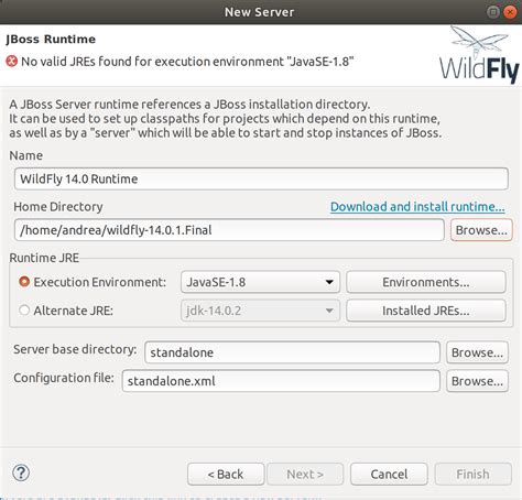 Java No Valid Jres Found For Execution Environment Javase 18