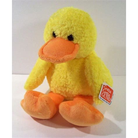 New Gund Mini Quacklin Duck 8 Plush 36187 Etsy