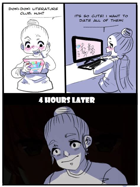 DDLC In A Nutshell By Andersonchii Doki Doki Literature Club Know Your Meme