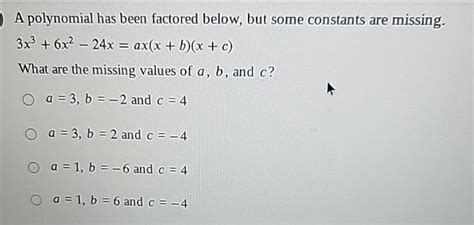 solved a polynomial has been factored below but some