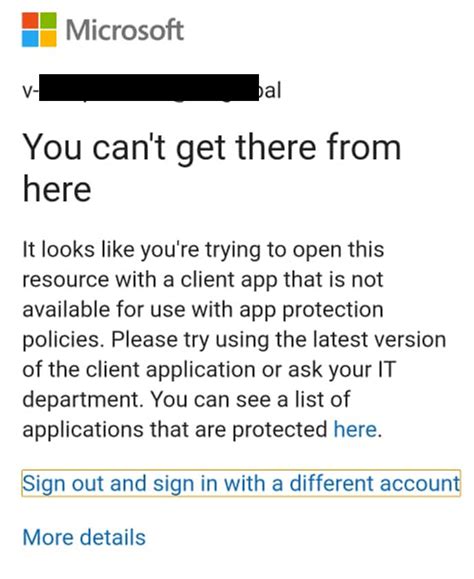 App Protection Policy Is Not Working With Conditional Access Policy