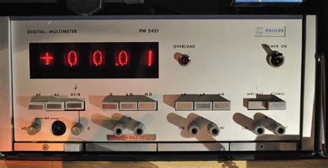 Philips PM2421 Bench Multimeter PA4TIM S Opvangtehuis Voor Buizenbakken