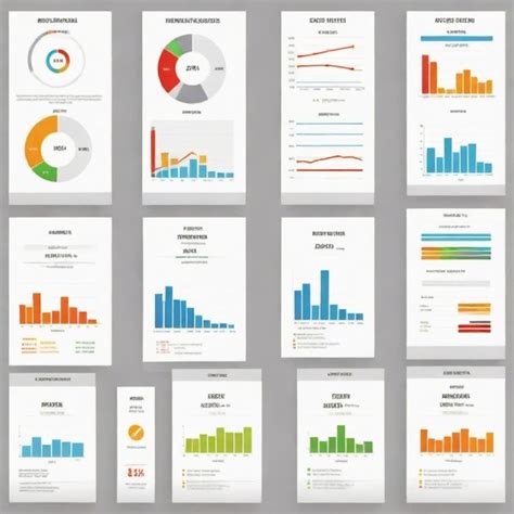 Key Performance Indicators Kpis Cartoon Vector Set White Background