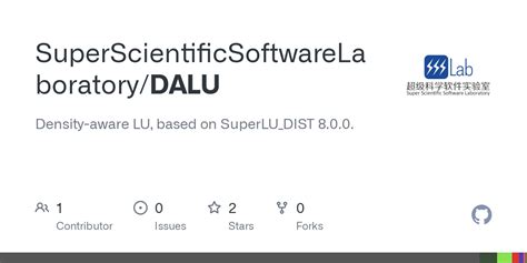 Github Superscientificsoftwarelaboratorydalu Density Aware Lu Based On Superludist 800