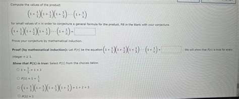 Solved Compute The Values Of The Product