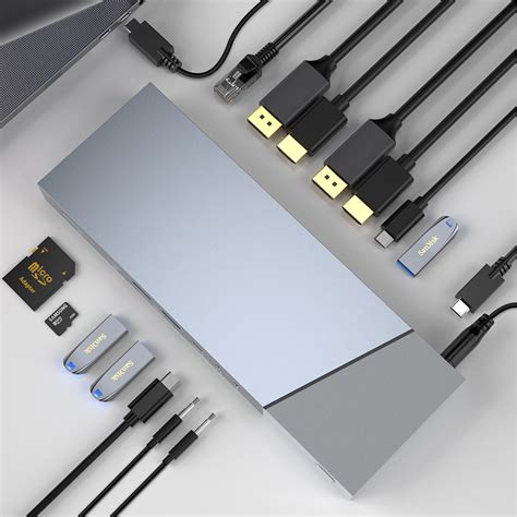 Docker Silkase Type C Gen 2 Input Multi Port Usb C Gen 2 Displayport Hdmi Usb 3 1 Ethernet