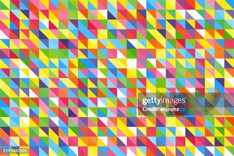 Seamless Multicolored Triangle Shapes Pattern High Res Vector Graphic Getty Images