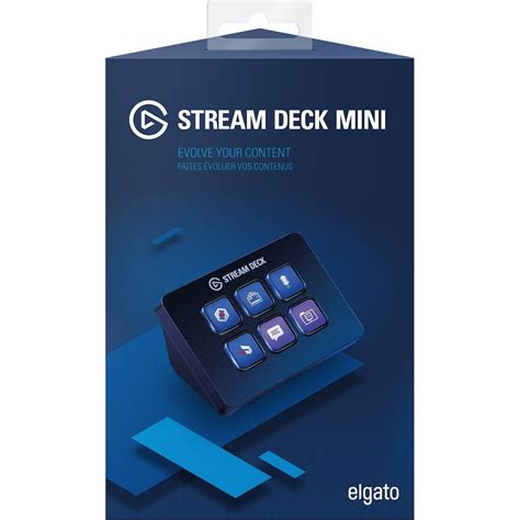 elgato stream deck mini live content creation controller