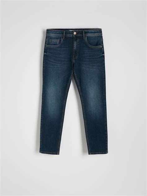 Jeans Im Slim Fit Mit Wascheffekt Farbe Marineblau Reserved Yw946 59j