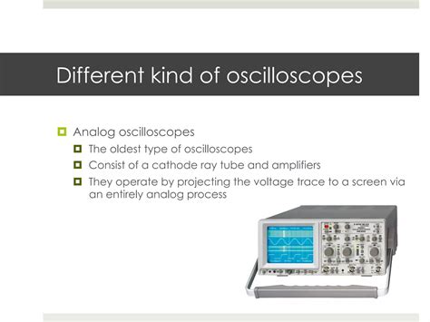 An Introduction To Oscilloscopes Ppt
