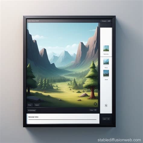 2d Shot Of Perspective Ui With Depth Of Field Stable Diffusion Online
