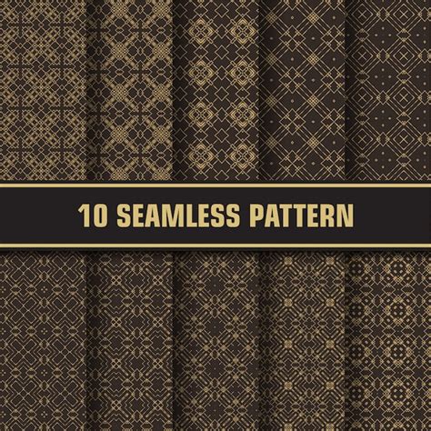 Premium Vector Premium Seamless Pattern Set