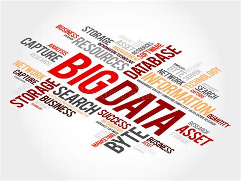 Big Data Word Cloud Stock Illustration Illustration Of Analytics 199098670