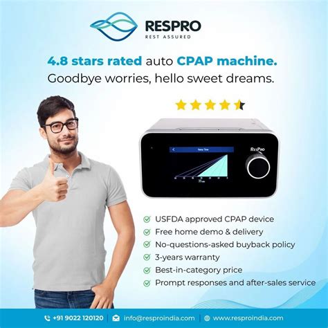 Respro Automatic Ac20 Obstructive Sleep Apnea Cpap Machine Resmed Air Sense 10 Bmc Deckmount At