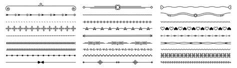 Premium Vector Decorative Simple Divider Text Dividers Retro Minimal