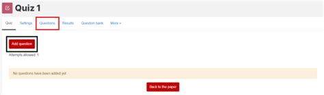 Add A New Question To A Quiz University Of Waikato