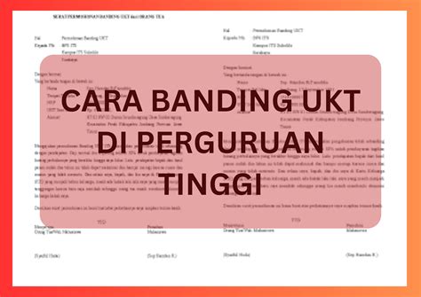 Cara Banding Ukt Di Perguruan Tinggi Aprinala