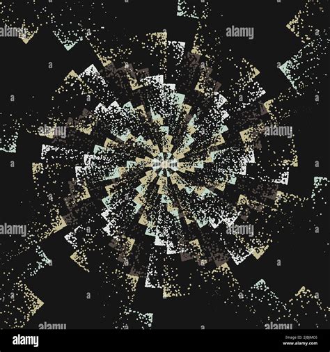 Noise Gradient Swirl Algorithm Example Implementation Illustration
