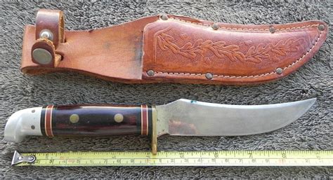Vintage Western W39 Fixed Blade Knife With Sheath 1891875725