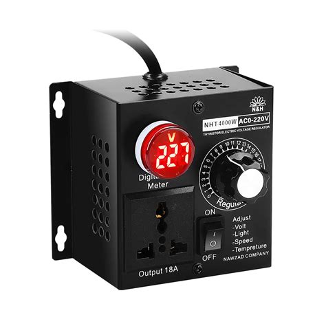 Buy Voltage Regulator 220v Ac Variable Voltage Controller High Power