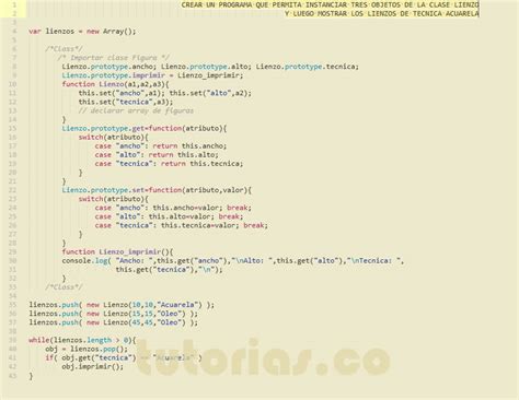 Poo Javascript Consulta Clase Lienzo