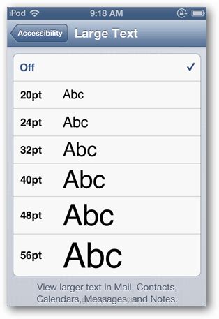 How To Increase The Font Size In Ios Groovypost