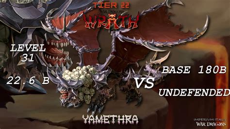 Wrath Warrior Yamethra Vs Escanor Base Undefended Imperivmitaly War Dragons Youtube