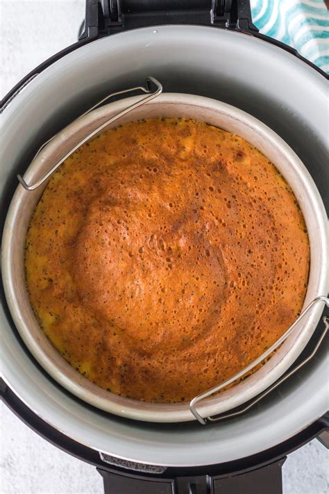 Ninja Foodi Lemon Poppy Seed Cake Mommy Hates Cooking