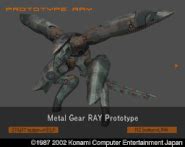 Metal Gear Ray Manned Metal Gear Wiki Fandom