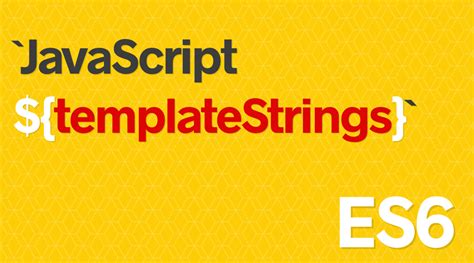 Removing Leading Whitespace In Es6 Template Strings Template Literals