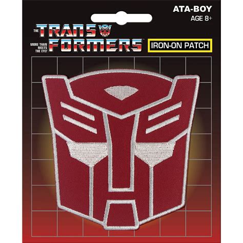 Transformers Red Helmet Insignia Patch Autobots Leader Optimus Prime