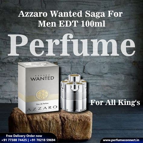 Azzaro Wanted Saga For Men Edt 100ml Perfume Connect Connecting Life With Luxury Mumbai