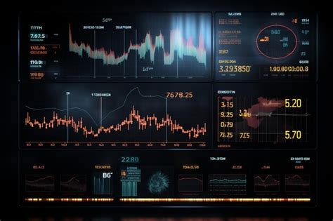 premium ai image futuristic finance digital market graph user