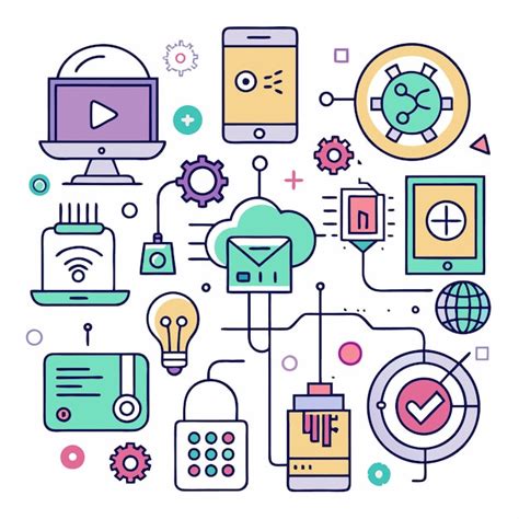 Connect Devices Securely With Cloudbased Services Premium Ai Generated Vector