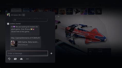 XßƲᕲZ on Twitter Turned on my PS5 instantly greeted with XXX spam https t co 7KElFo0Csk