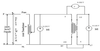 Polarity And Transformation Ratio Test On Single Phase Transformer EEES IN
