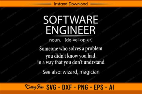 Software Engineer Definition Coder Graphic By Sketchbundle · Creative