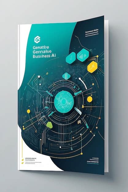 Annual Report Cover Design For Business Generative Ai Premium Ai