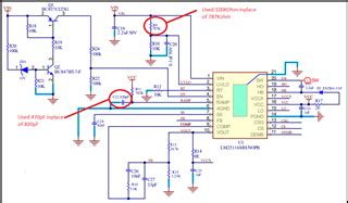 LM25116 Output Voltage Not Getting Regulation Issues Power Management Forum Power