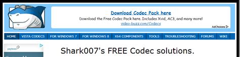 Windows 8 Codec Pack Download Kostenlos