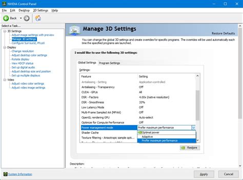 Best Nvidia Control Panel Settings For GTX 1080 Ti Performance