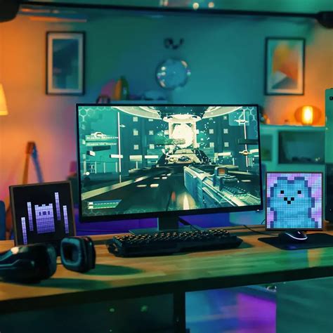 LED Pixel Display Smart Matrix Pixel Art DIY RGB Bluetooth App Control Programmable Screen