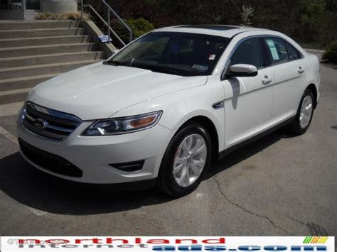 2010 White Suede Metallic Ford Taurus Sel Awd 28759025 Photo 2