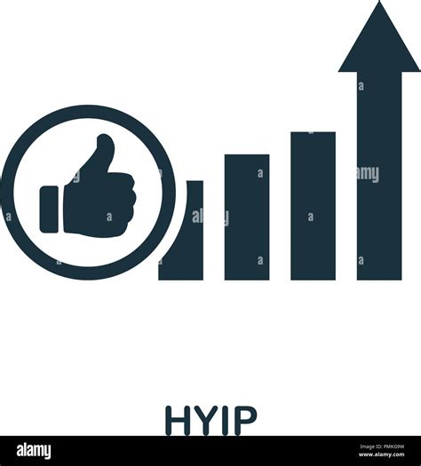 Hyip Icon Monochrome Style Design From Smm Icon Collection Ui Pixel Perfect Simple Pictogram