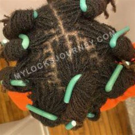 5 Easy Ways To Curl Your Locs My Locks Journey Loc Updo Braided